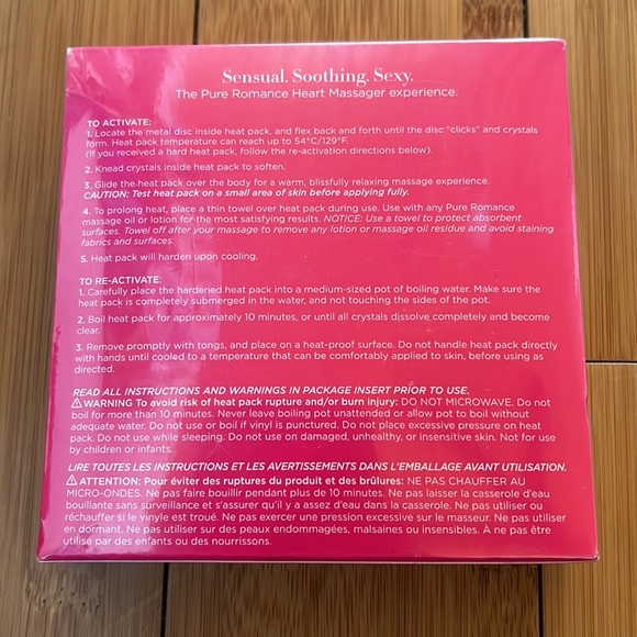 Other | New Hot Heart Massager This Is A Heart Shaped Reusable Heat ...